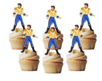 Prince Cupcake Toppers - Etsy