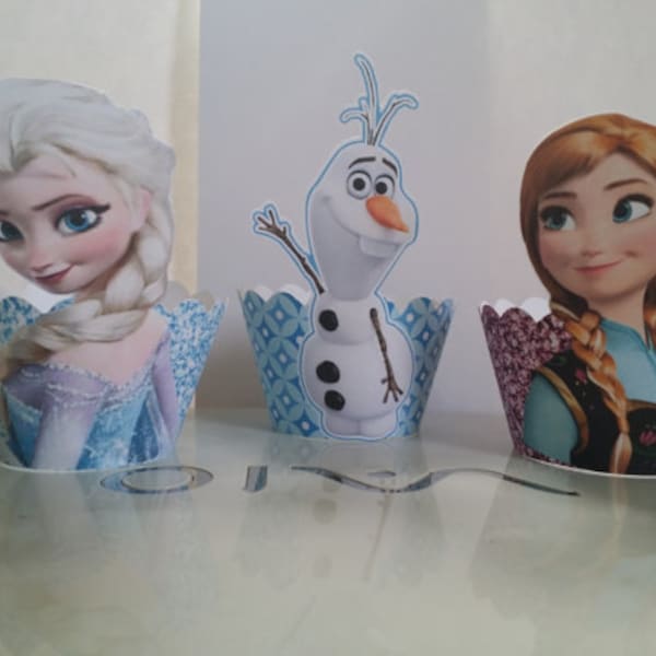 Olaf Cupcake Topper - Etsy