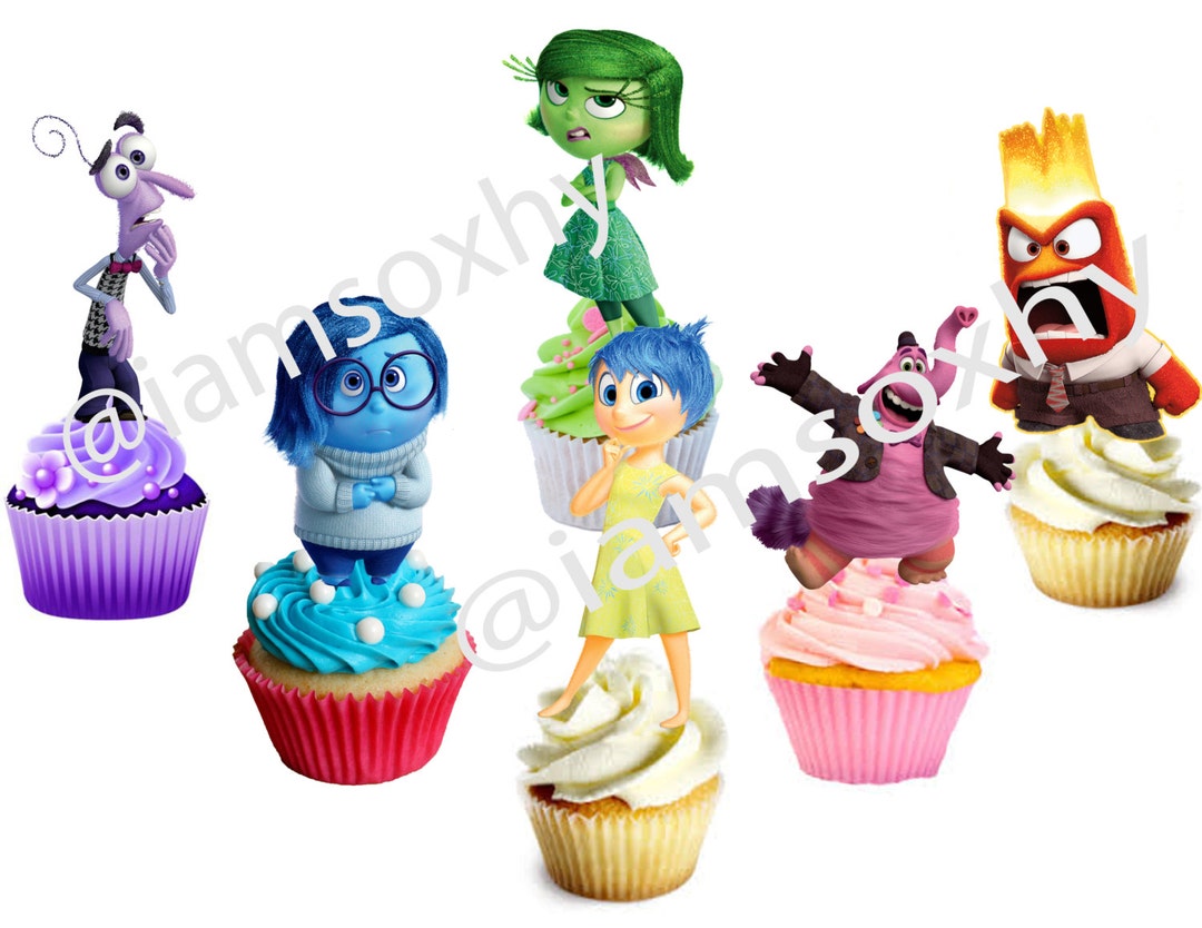 DIGITAL FILE (PRINTABLE) Inside Out for Cupcake Toppers/cakepops - Etsy