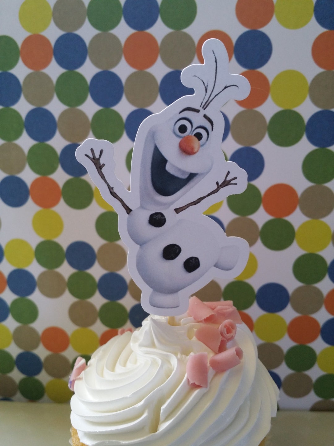 Olaf Cupcake Topper / Cakepop Topper - Etsy