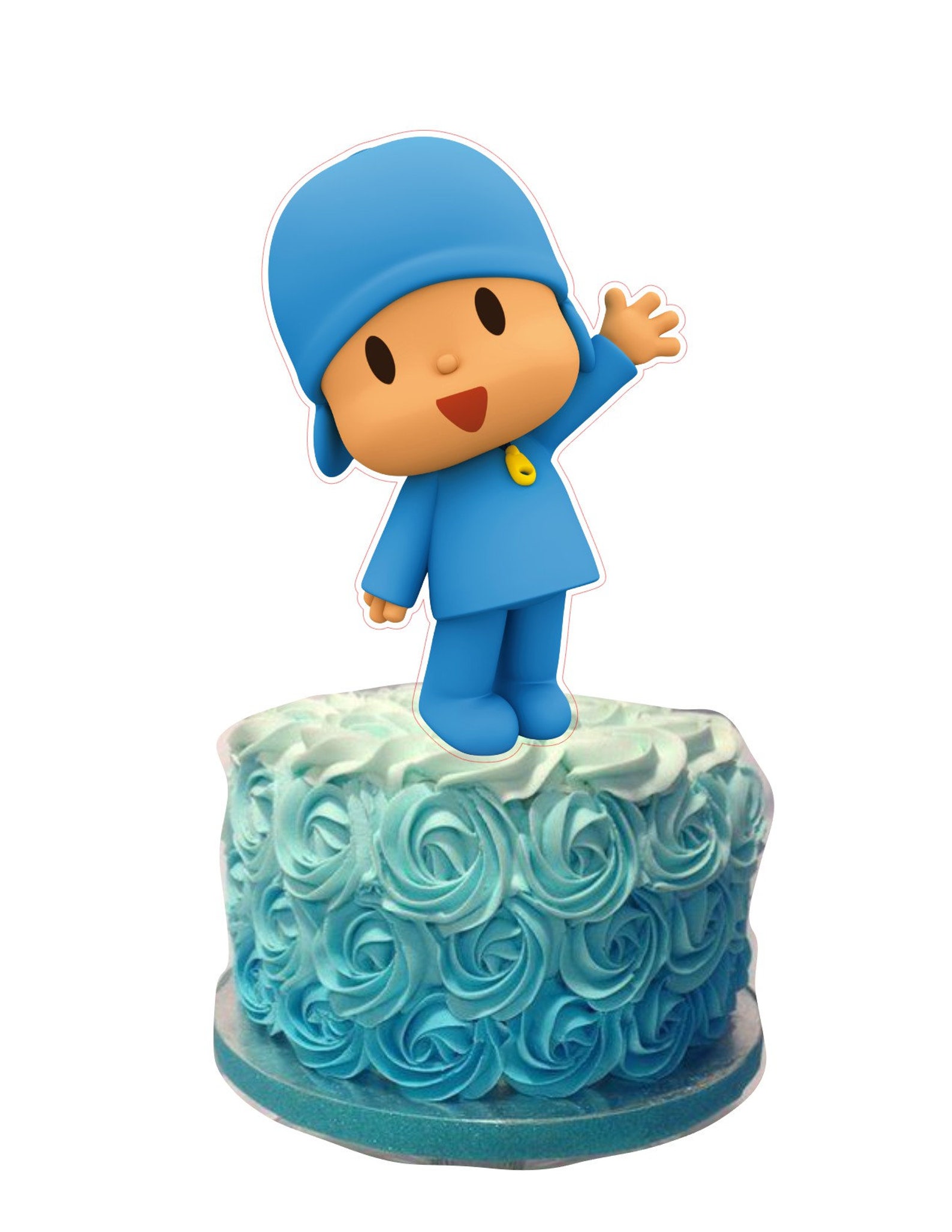 Pocoyo Cake Topper Pocoyo Cake Decor - Etsy