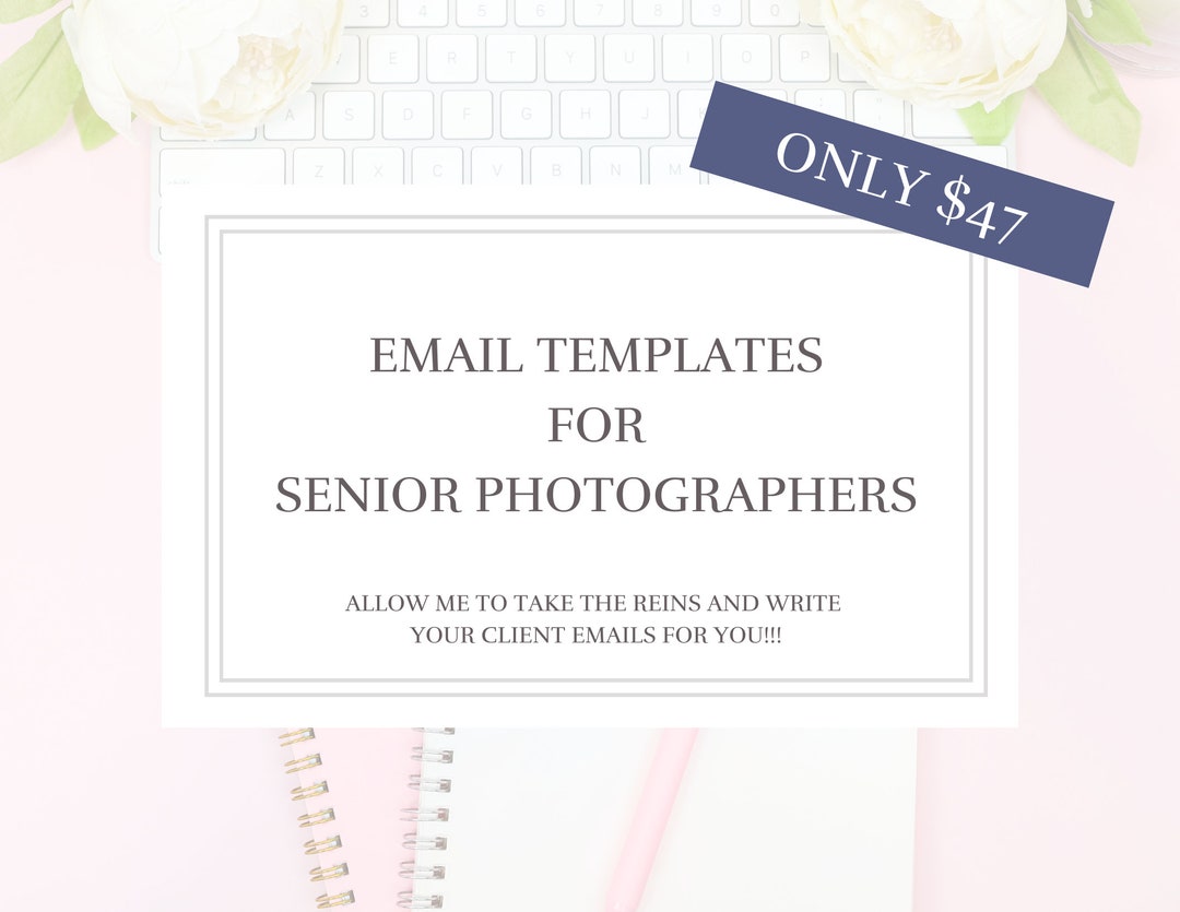 Email Templates for Senior Photographers, Photography Emails, Senior ...