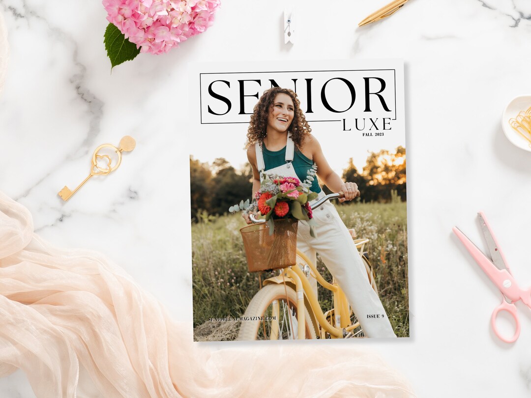 Senior Luxe Magazine, Issue 9, Fall 2023 - Digital Magazine - Etsy