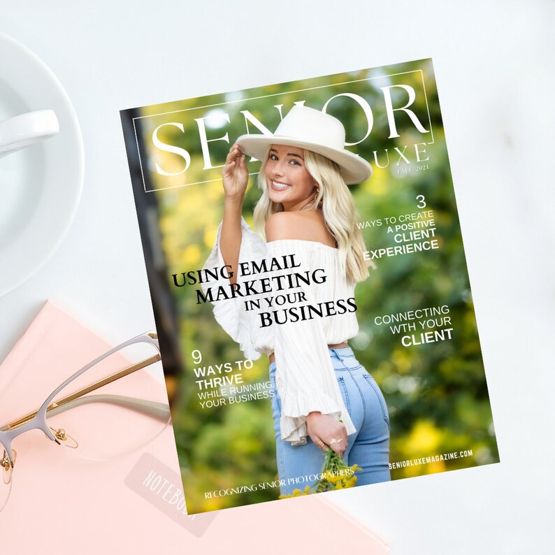 Senior Luxe Magazine, Fall 2021, Issue 1 - Digital Magazine - Etsy