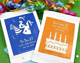 Personalized Sugar Packets Silhouette Collection Set of 100 Tea Party ...