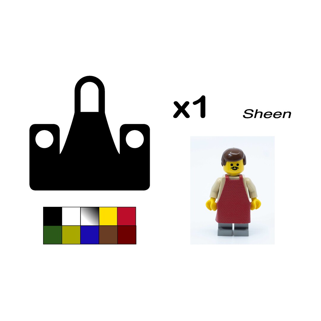 Apron for LEGO Minifigures sheen - Etsy