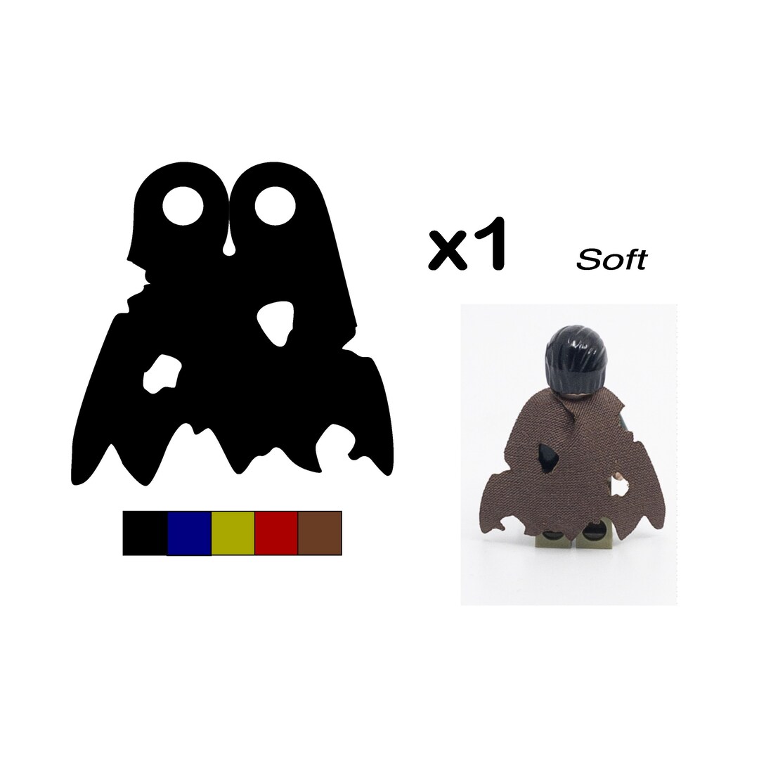 Cape for LEGO Minifigures "soft" (tatty Shape) - Etsy
