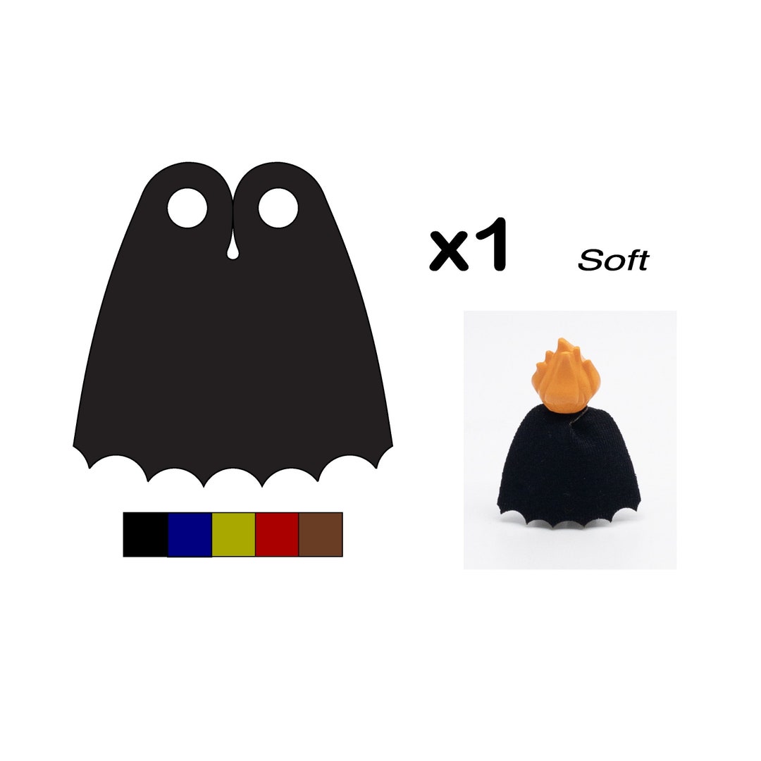Cape for LEGO Minifigures "soft" (wave Shape) - Etsy