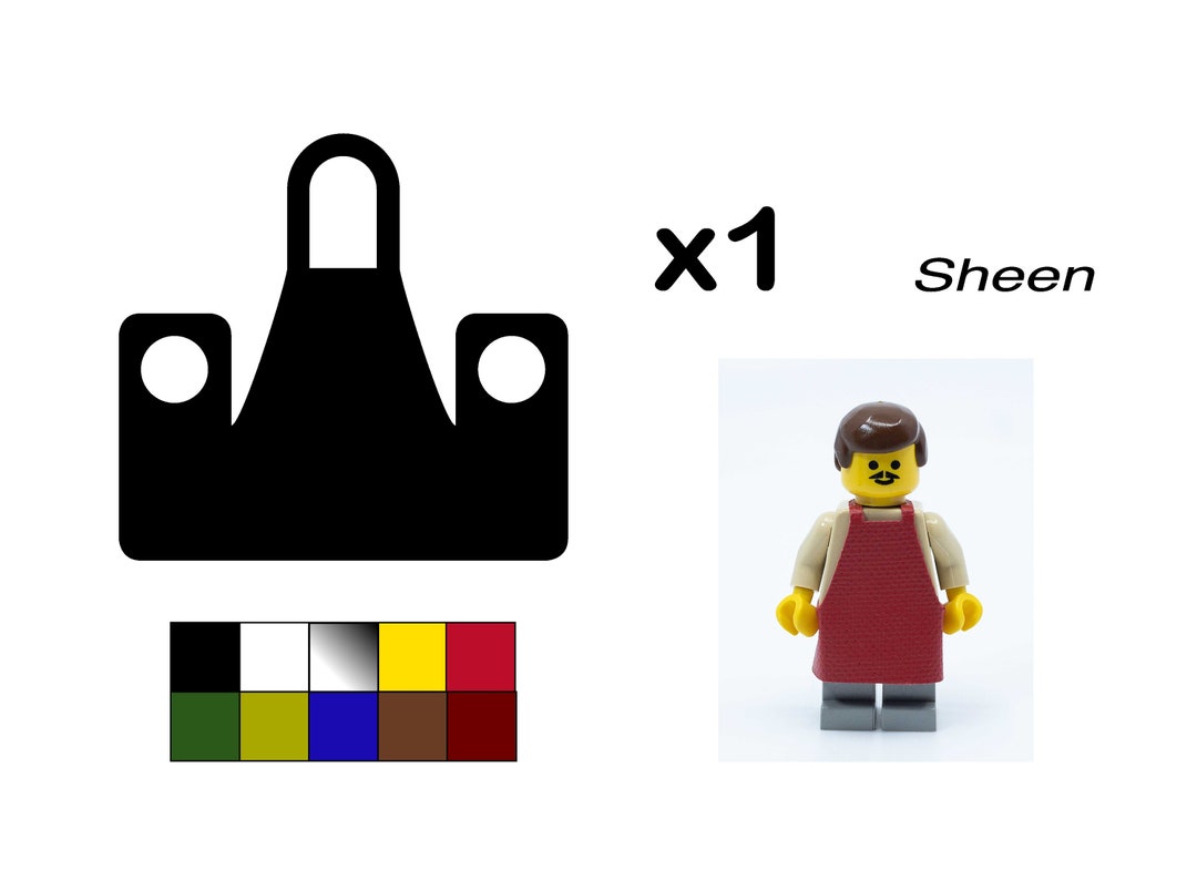 Apron for LEGO Minifigures sheen - Etsy