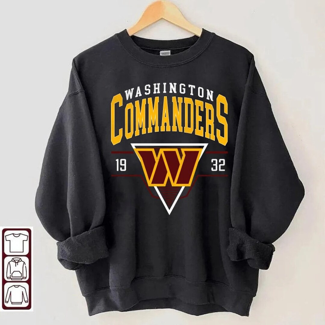 Washington Football Shirt, Vintage Style Washington Sshirt, Commander ...