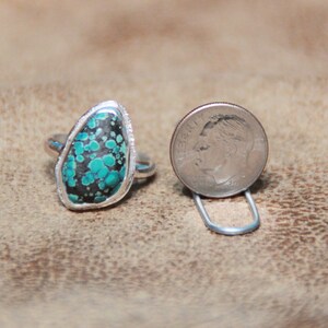 American Turquoise Ring One of A Kind Ring Artisan Ring - Etsy