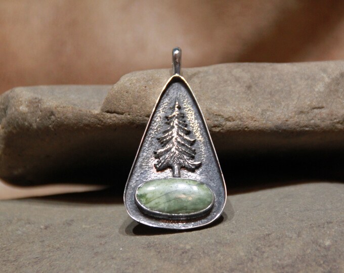 Handcrafted Larsonite Pendant - Etsy