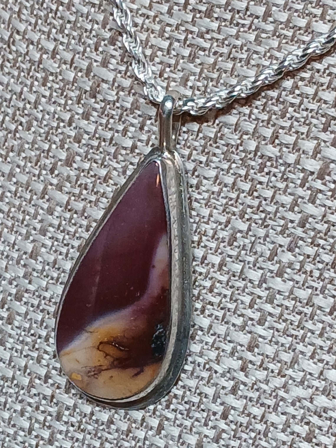 Handcrafted Mookaite Pendant - Etsy