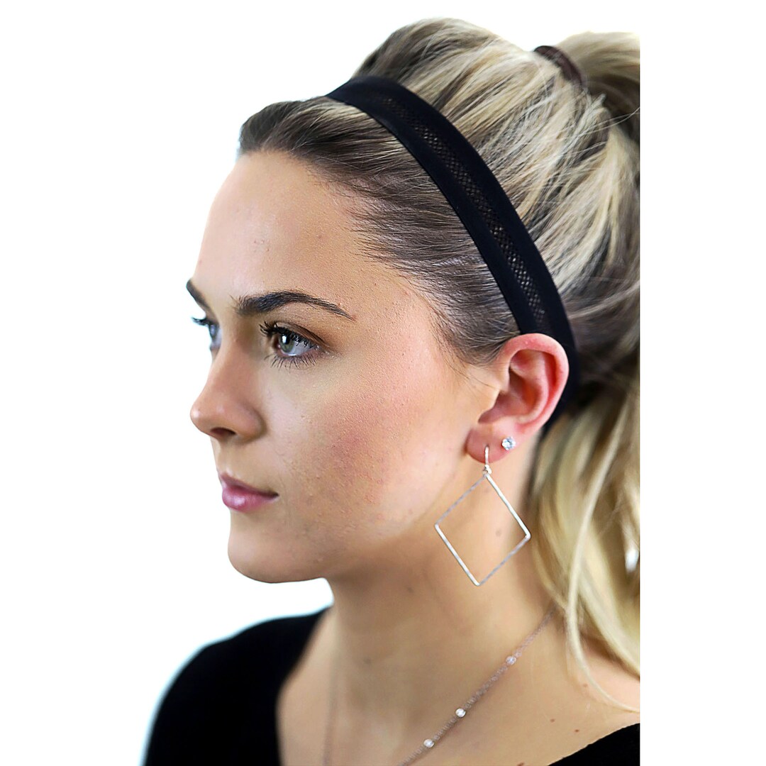 Non Slip Net 1" Sport Yoga Running Stretch Headband - Etsy
