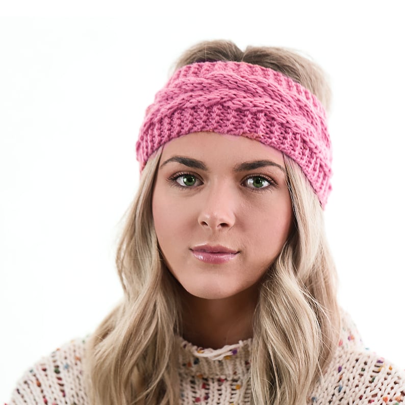 Chunky Crochet Wide Knitted Headband Etsy