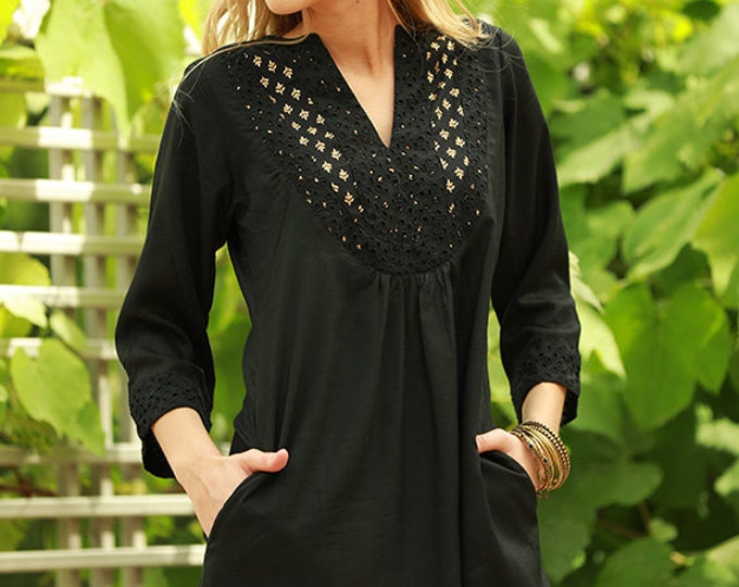 Vintage 60s Mel Warshaw Miss Jane Miami Black Dress - Etsy