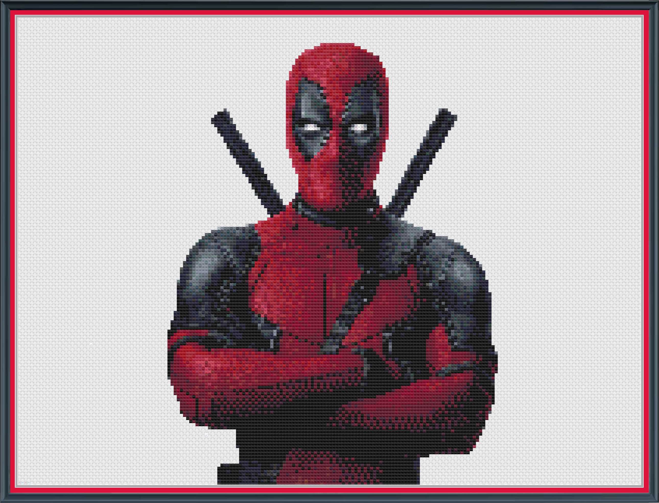 Minecraft Pixel Art Super Heroes Template