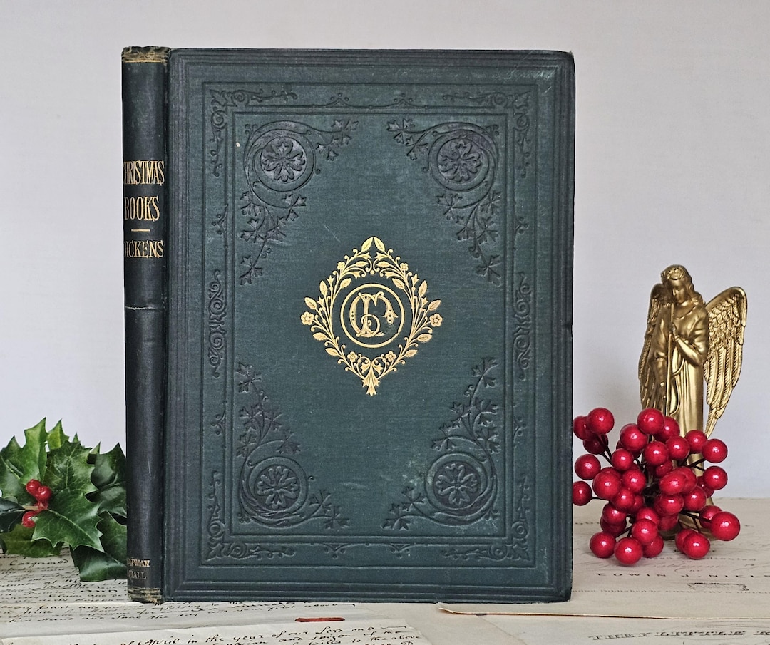 1880s Christmas Books by Charles Dickens / Chapman & Hall, London / 5 ...