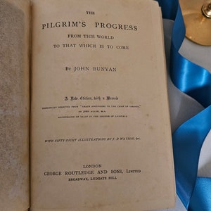 1890s Pilgrim's Progress by John Bunyan / George Routledge, London ...