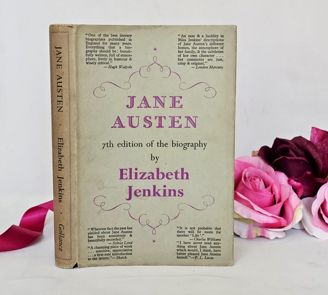 1950 Jane Austen Biography by Elizabeth Jenkins: Vintage Book With Dust ...