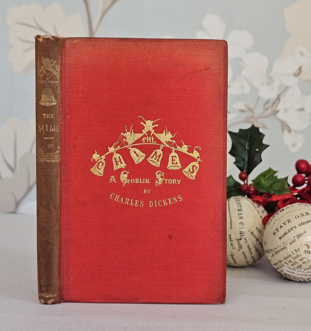 Antique 'the Chimes' Book by Charles Dickens, 1886 Re-issue - Etsy