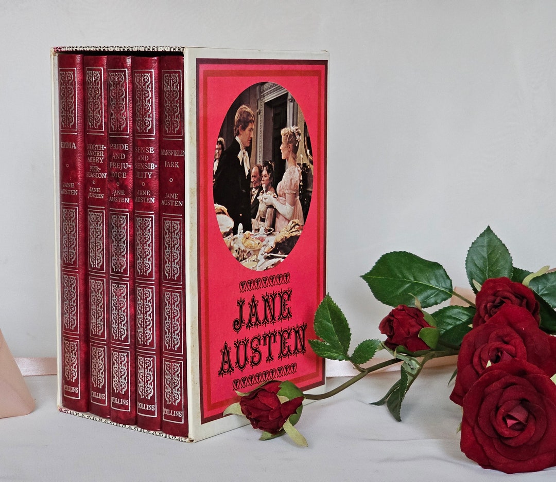 Vintage Jane Austen Box Set of Complete Novels in 5 Volumes / Very Good ...