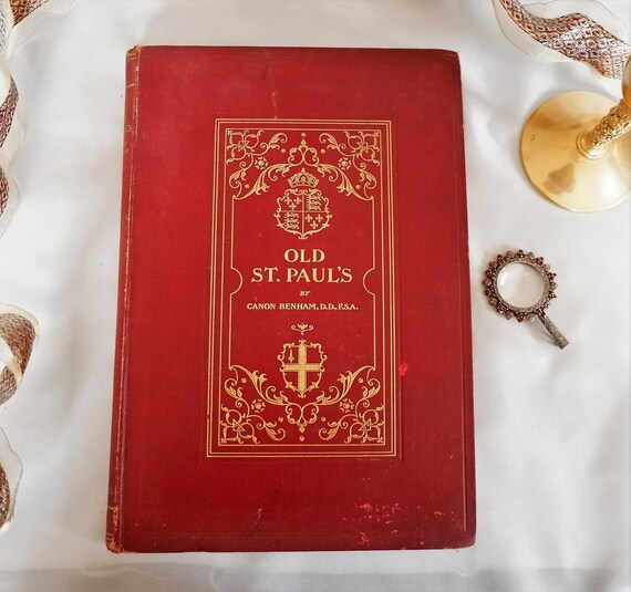1902 Old St Paul's Cathedral by William Benham / Seeley & | Etsy
