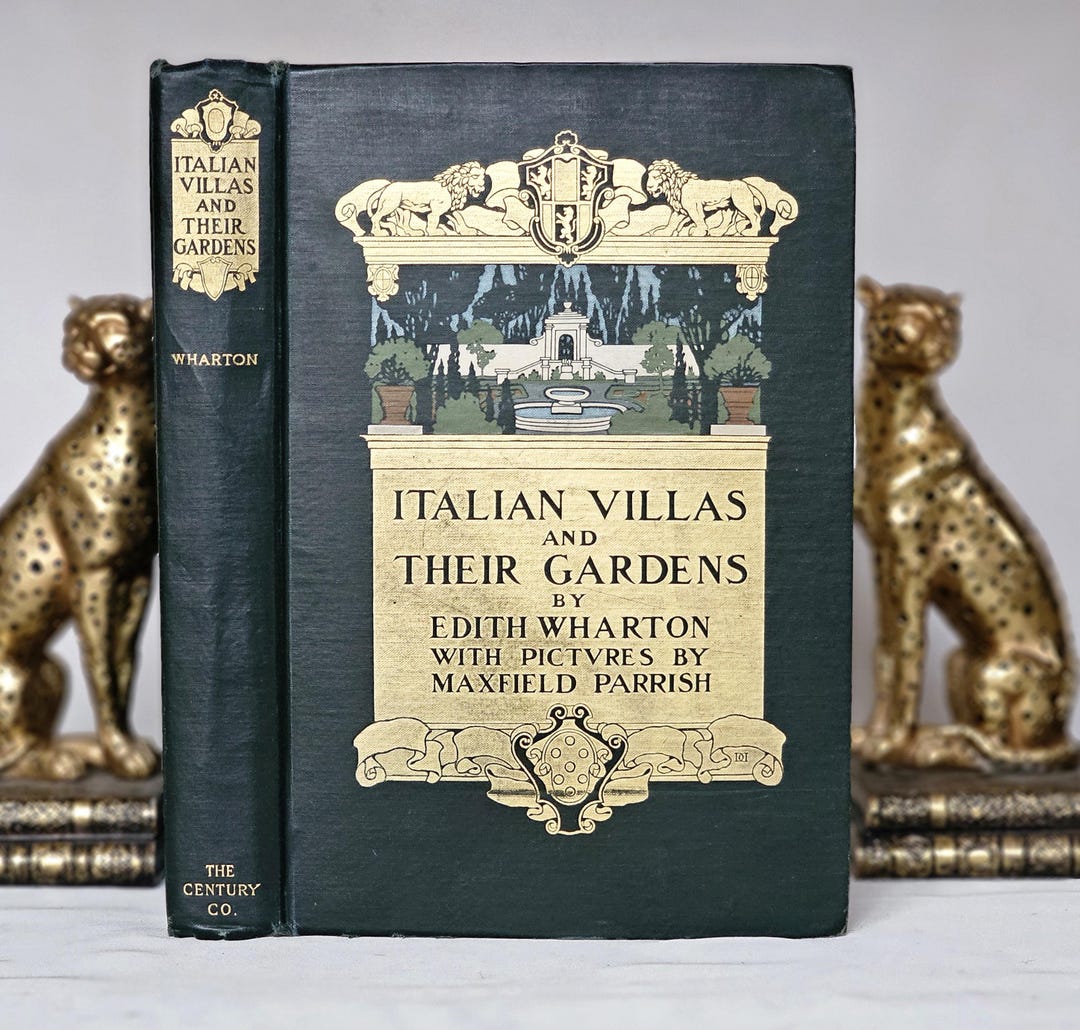 1904 Italian Villas and Their Gardens by Edith Wharton / Scarce FIRST ...