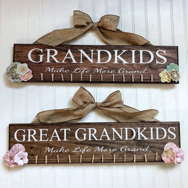 Great Grandkids Sign - Etsy