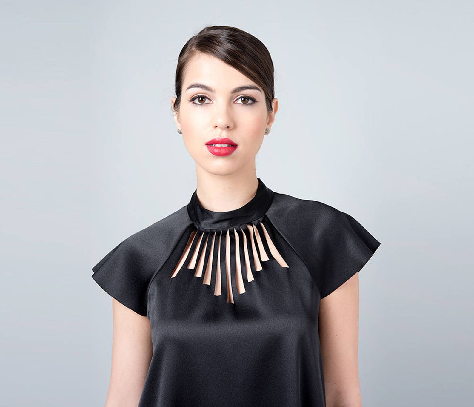 Black Dress Laser Cut Dress Prom Dress Dress With Sleeves - Etsy
