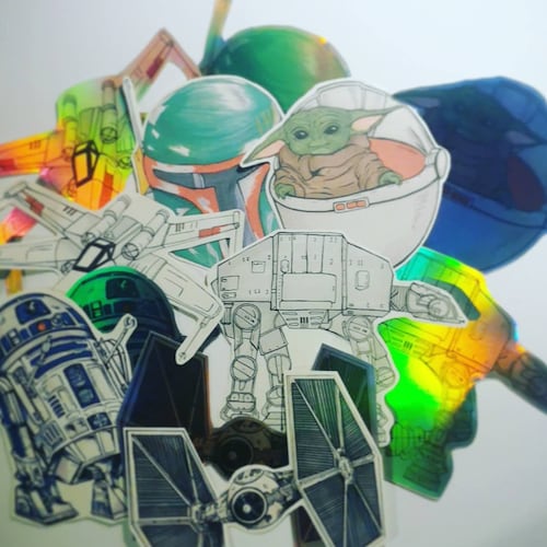 Star Wars Jedi Logo Vinyl Decal Car Window Bumper Sticker - Etsy