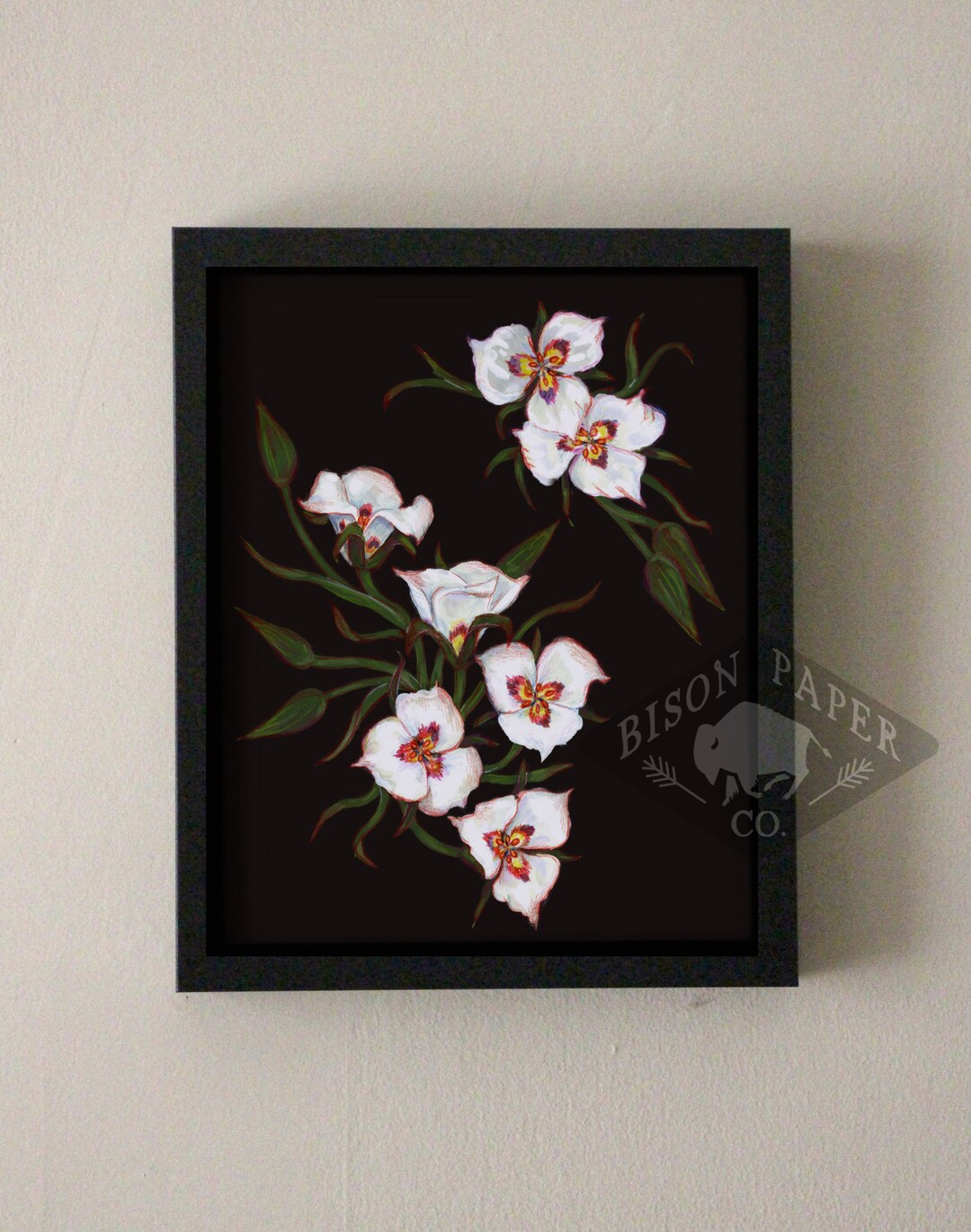 8x10 Sego Lily Print, Utah State Flower Artwork - Etsy