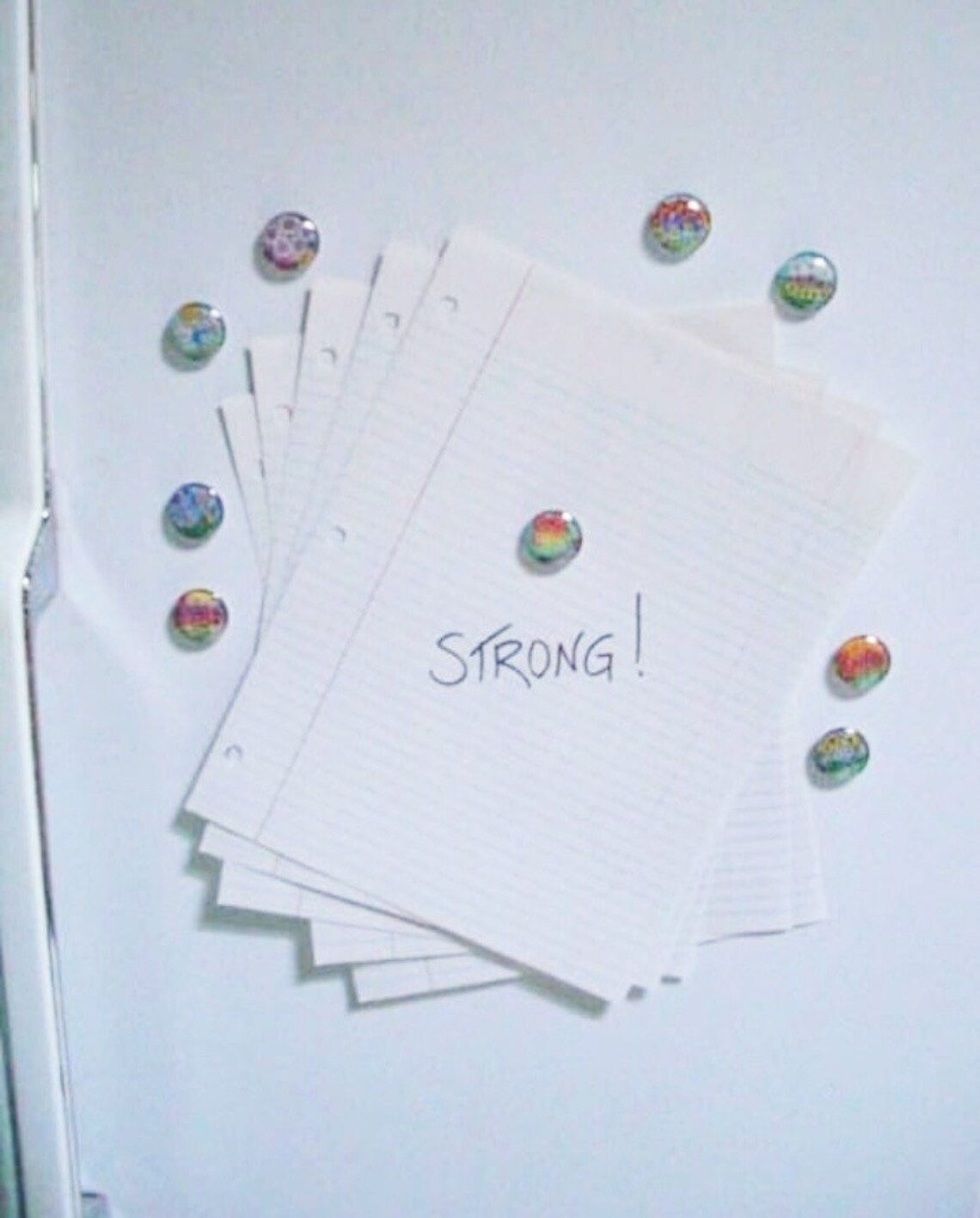 CONTEMPORARY Desert LANDSCAPE MAGNET Set of 10 1 Round Glass Dome ...