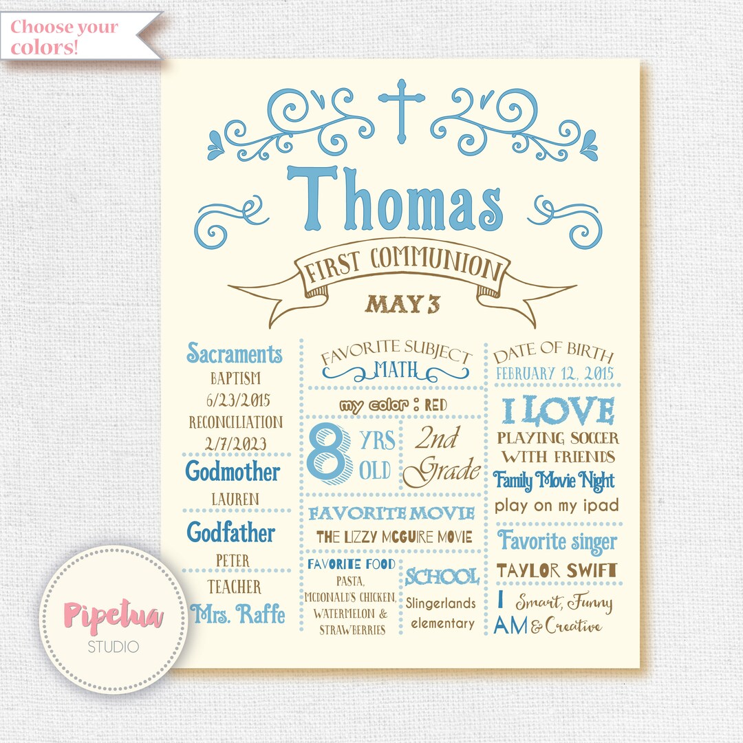 Communion Poster. First Communion Poster. First Holy Communion Poster ...