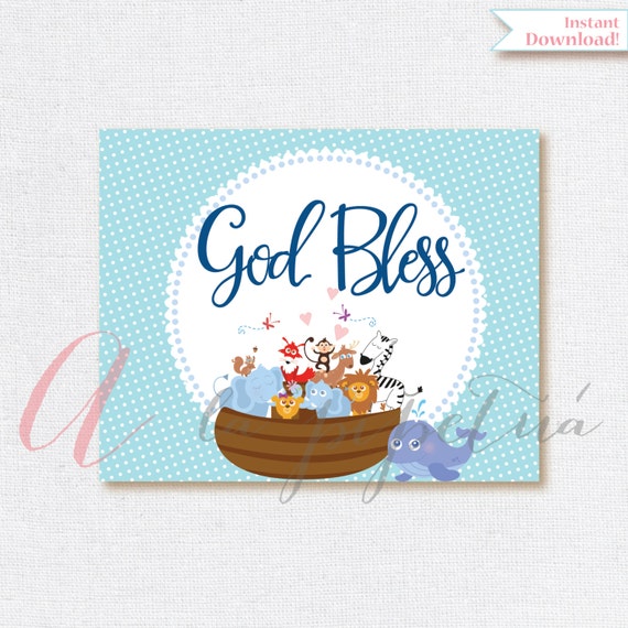 Noah's Ark Sign. Noah's Ark Baptism .baptism Sign. | Etsy