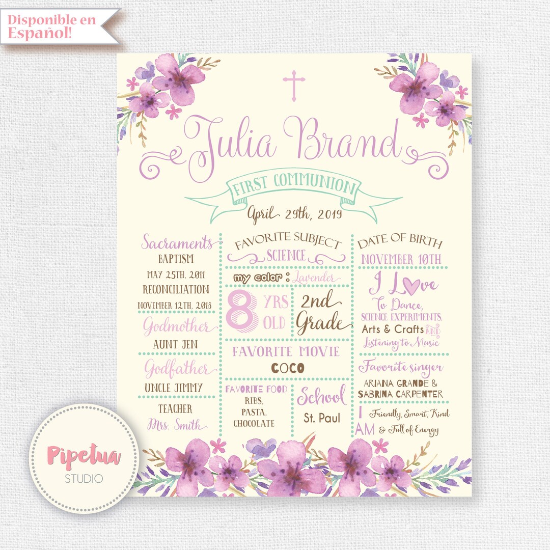 Communion Poster. Baptism Poster. Holy Communion Poster. First Holy ...