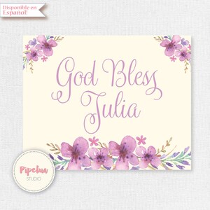 God Bless Sign. First Communion Sign. First Holy Communion. Baptism ...