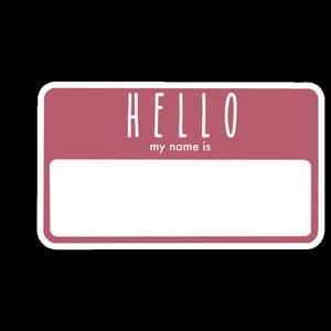 Baby Introduction Stickers | Hello, My Name Is...stickers ...