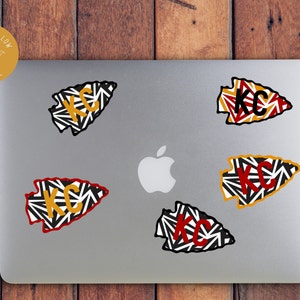 KC Chiefs Vinyl Decals | Kansas City Chiefs Vinyl Stickers | Arrowhead ...