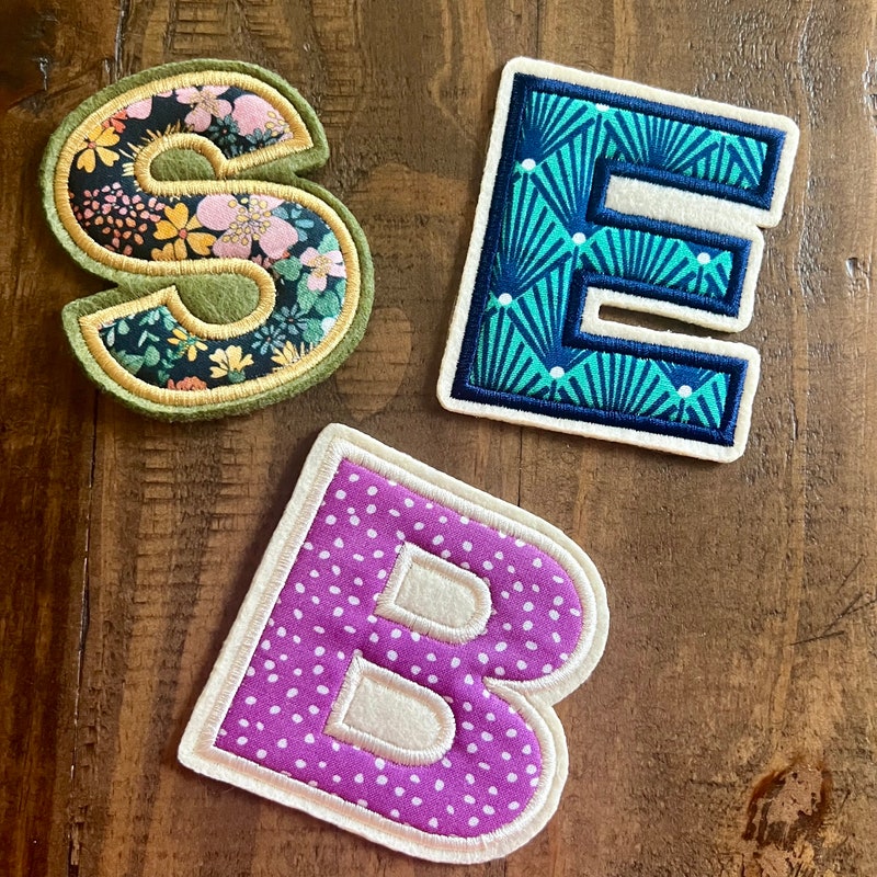 Letter Patches - Etsy
