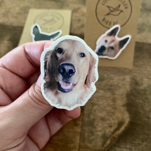 Custom Pet Pin | Personalized Dog Acrylic Brooch | Custom Cat Photo ...