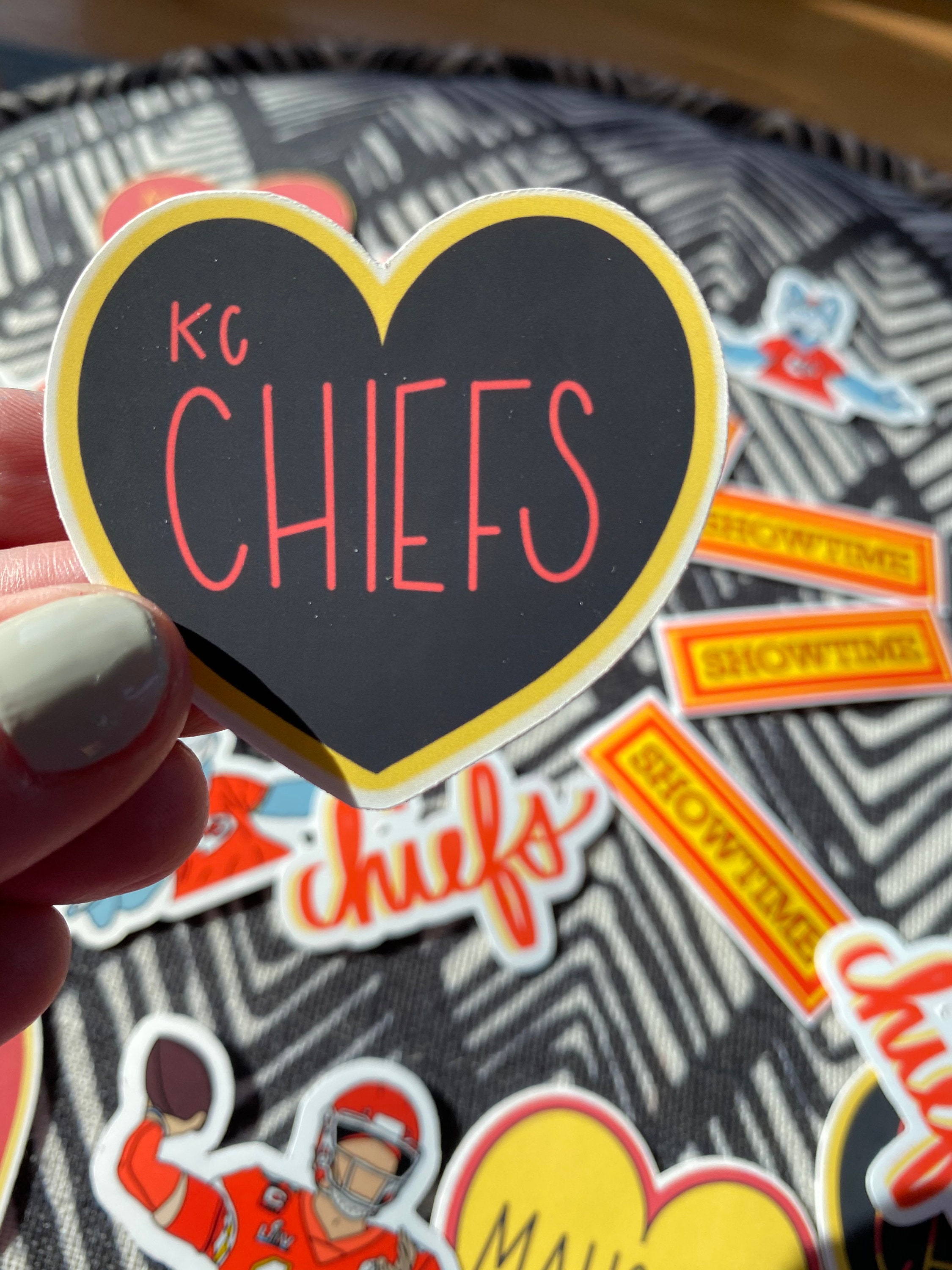 KC Chiefs Vinyl Decals Mahomes Vinyl Decal KC Wolf Vinyl | Etsy