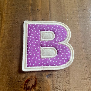 Letter Patch | Iron on Floral Letters | Appliqué Patch for Baby ...