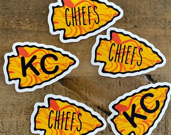 Kansas City Chiefs Decals - Etsy
