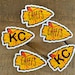 KC Chiefs Vinyl Decals | Tie Dye Kansas City Chiefs Vinyl Decal | KC ...