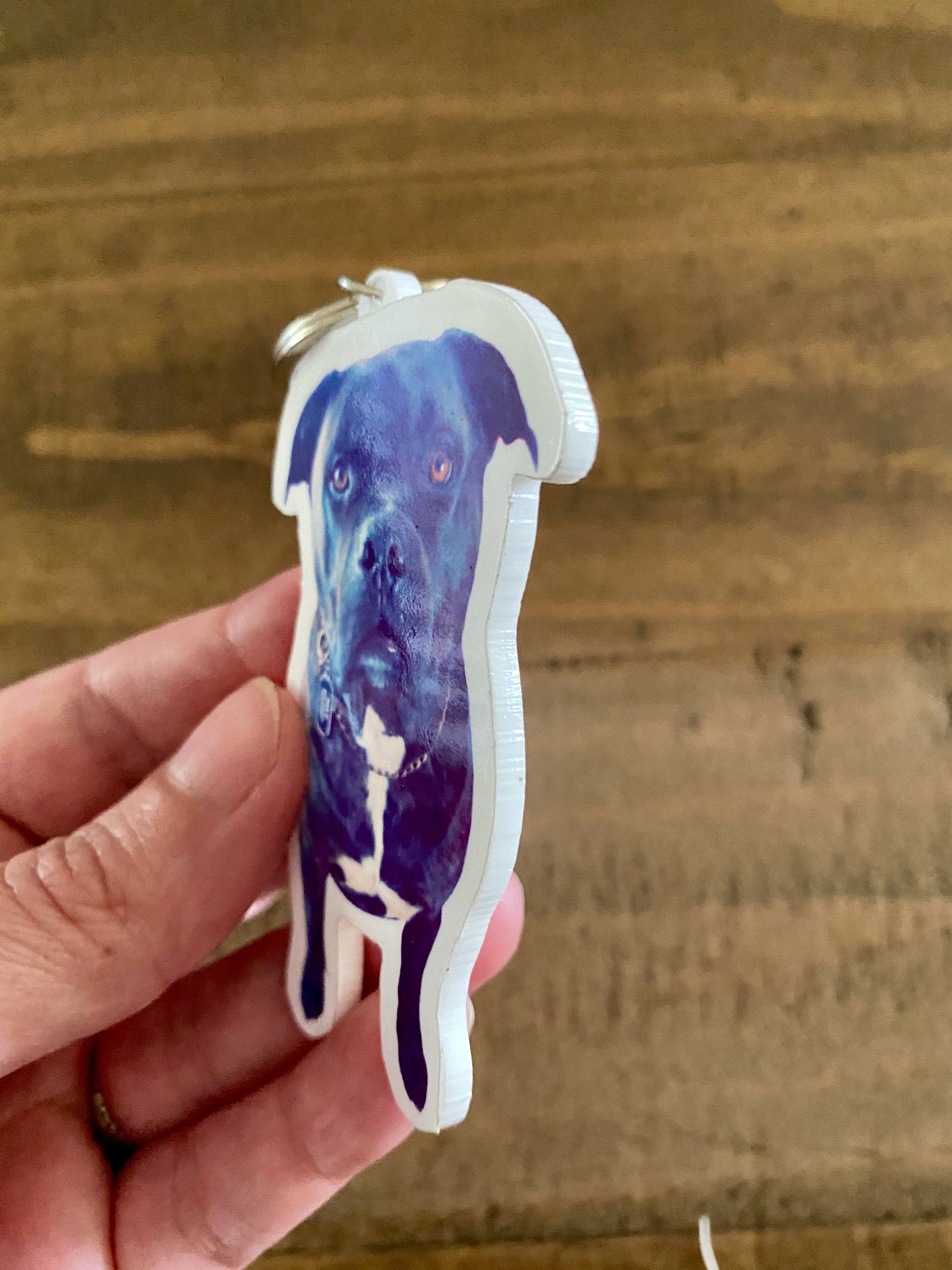 Custom Pet Keychain Custom Dog Acrylic Keychain Custom Cat | Etsy