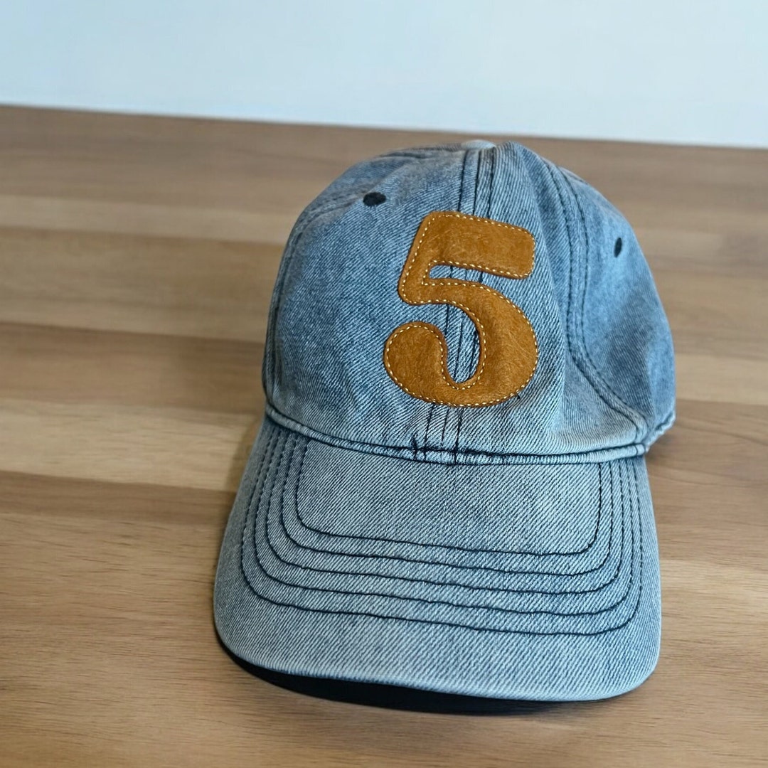 Custom Felt Numbered Sports Dad Cap | Vintage Inspired Personalized ...