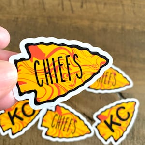 KC Chiefs Vinyl Decals | Tie Dye Kansas City Chiefs Vinyl Decal | KC ...