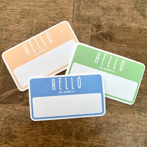 Baby Introduction Stickers | Hello, My Name Is...stickers ...