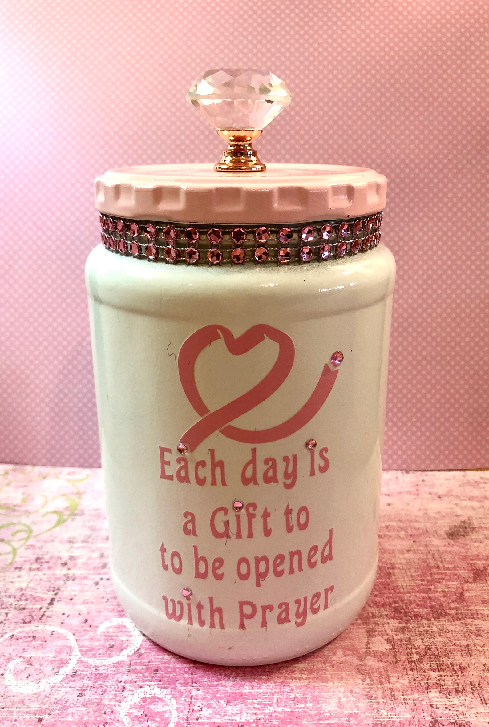 Give It to God Jars, Breast Cancer Awareness Prayer Jar, - Etsy